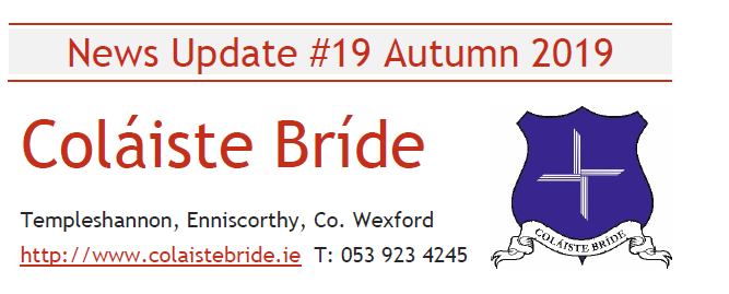 Coláiste Bríde - Enniscorthy Coláiste Bríde Enniscorthy Newsletter #19 ...