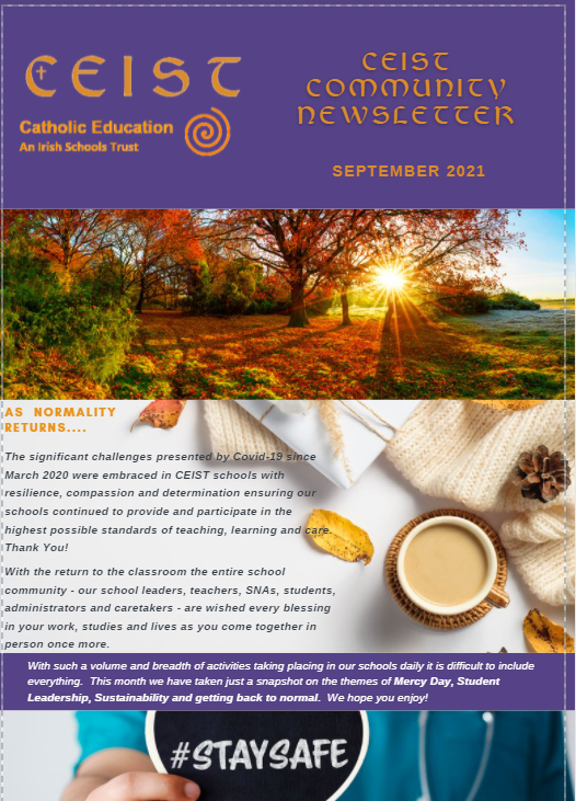 September Newsletter | CEIST | Catholic Education | An Irish Schools Trust