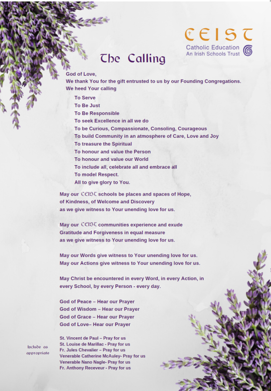 The Calling | CEIST | Catholic Education | An Irish Schools Trust